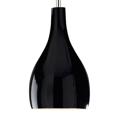 Soho 1 Light Ceiling Pendant Black