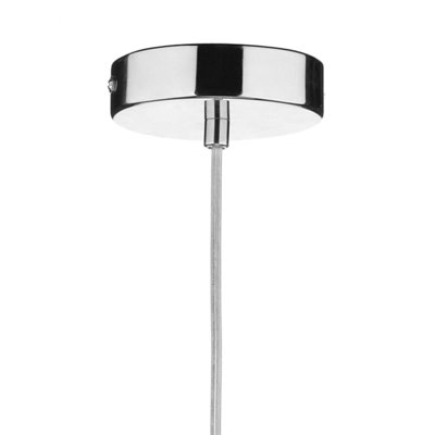 Soho 1 Light Ceiling Pendant Black