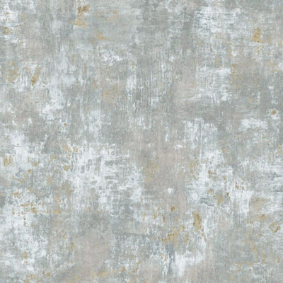 Soho Concrete Textured Heavyweight Vinyl Wallpaper Sage Green / Gold ...