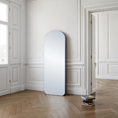 Soho Curved Arch Full Length Mirror Black
