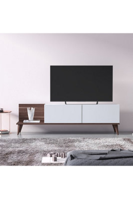 Soho TV Stand with 1 Shelves and 2 Cabinet, 152 x 35 x 43 cm TV Unit ...
