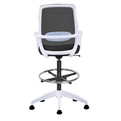 Soho White Mesh Back Office Chair