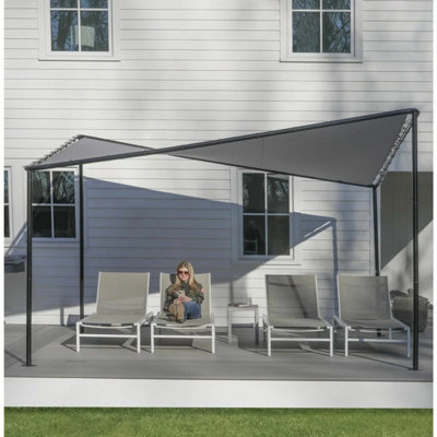 SOJAG DEL RAY 12FT X 12FT GAZEBO STEEL FRAME UV RESISTANT POLYESTER ...