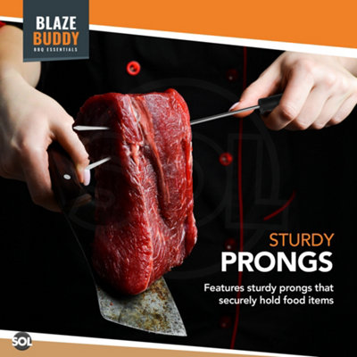 SOL 2pk BBQ Fork Toasting Forks for BBQ, Toasting Marshmallow, Smores ...