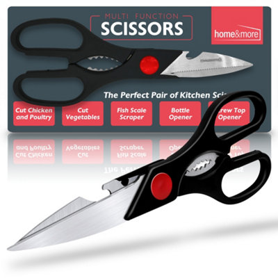 SOL 2pk Multifunctional Kitchen Scissors with Nut Cracker, Bottle ...