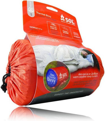 Sol Adventure Medical Kit Sol Themal Emergency Bivvy Bag Orange