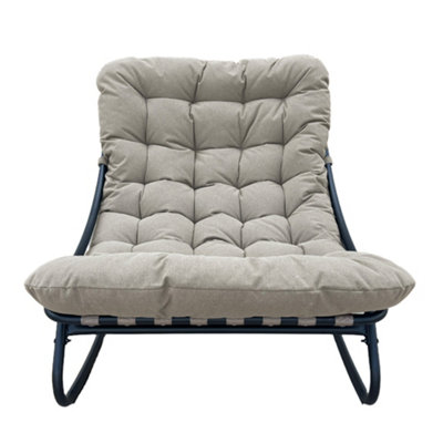 Solace Outdoor Rocking Chair - Light Brown