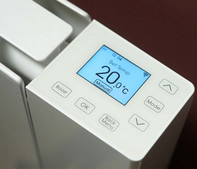 SolAire Exo Wifi Aluminium / Ceramic Electric Radiator, Wall Mounted ...