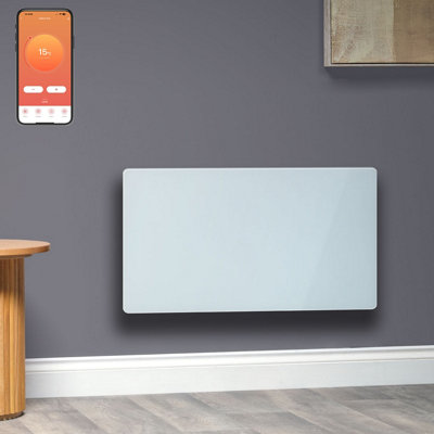 SolAire Vitra Verde Glass Wifi Electric Panel Heater, Wall Mounted ...