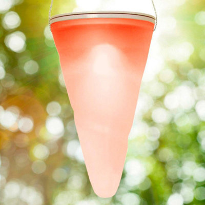 Solalite LED Solar Cone Light Colour Changing | DIY at B&Q