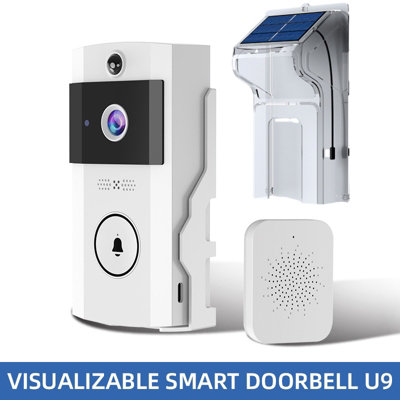 Solar Charger for Ring doorbell Active Doorbell Visitor Capture 3 Level Volume intercom Infrared ...