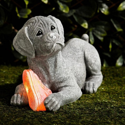 Solar Dog Garden Light - Cute Puppy Ornament