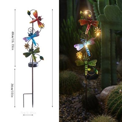 Solar Dragonfly-Shaped Garden Patio Lights