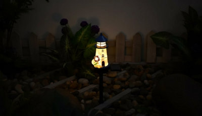 Solar Lights Sea Lighthouse Outdoor Lights