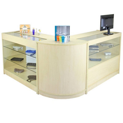 Solar Maple Shop Counter & Retail Display Set | DIY at B&Q