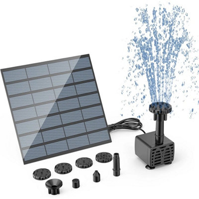 Solar Panel Powered Water Feature Pump Garden Pool Small