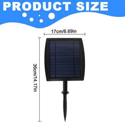 Solar Pond Aerator Quiet Pond Oxygenator 3 Modes Hydroponics Air Pump ...