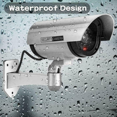 Solar Powered Dummy CCTV Security Camera for Indoor and Outdoor Use ...