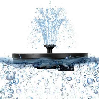 Solar Powered Outdoor Floating Water Fountain