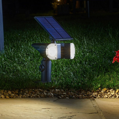 Solar Powered Ultima PIR Motion Sensor Spotlight - 1000 Lumen ...