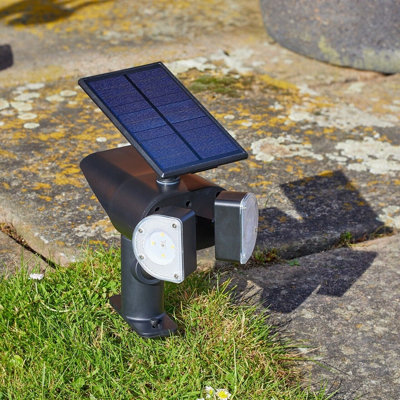 Solar Powered Ultima PIR Motion Sensor Spotlight - 1000 Lumen ...