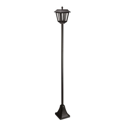 Solar Powered Victorian Style Lamp Post - 100 Lumen LED Outdoor Garden ...