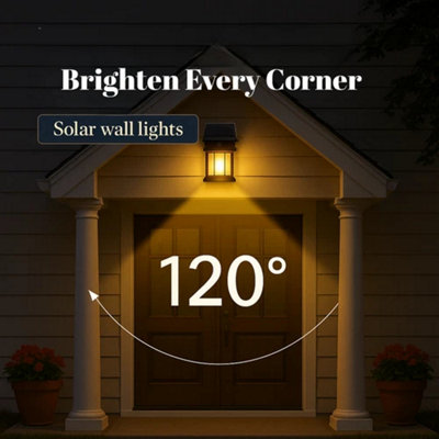 Solar Wall Light with Motion Sensor