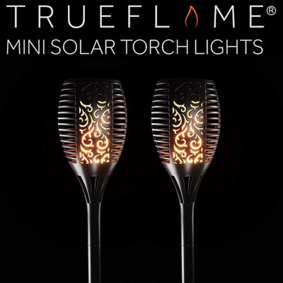 SolarCentre TrueFlame Mini Solar Torch Light - 2 Pack