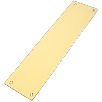 Solid Brass Fingerplate 300Mm x75mm