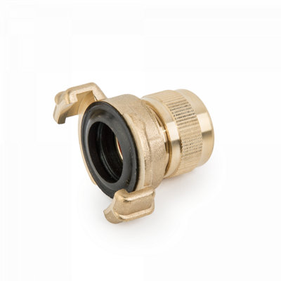 Solid brass screw tight onto 1/2"hose professional geka type claw ...