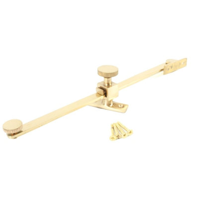 Solid Brass Sliding Window Stay 250Mm