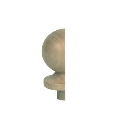 Solid Hemlock Complete Georgian Half Newel Post 90mm x 44mm x 1500mm ...