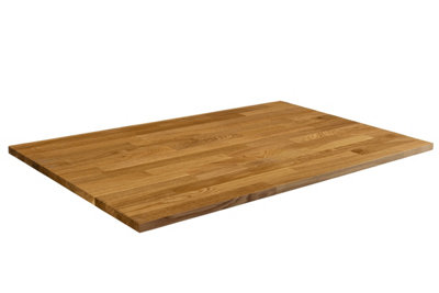 Solid Oak Worktop 1m x 650mm x 20mm - Premium Solid Wood Kitchen ...