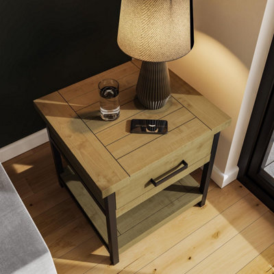 Solid Pine Driftwood Side Table