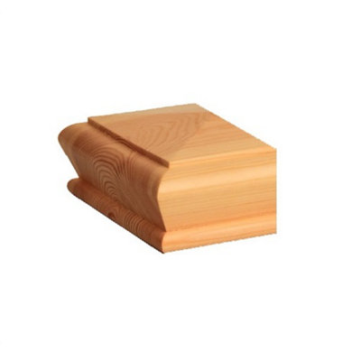 Solid Pine Newel Post Contemporary 90mm Kit UK Manufactured Traditional ...