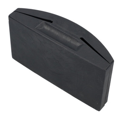 Solid Rubber Hand Sanding Block For Wet + Dry Sandpaper Emery Cloth ...