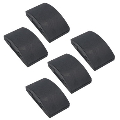 Solid Rubber Hand Sanding Block For Wet + Dry Sandpaper Emery ...