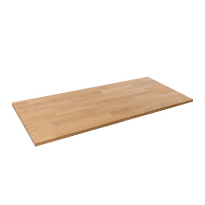 Solid Wood Oak Office Desk Top - 1500mm x 500mm x 27mm - Premium ...