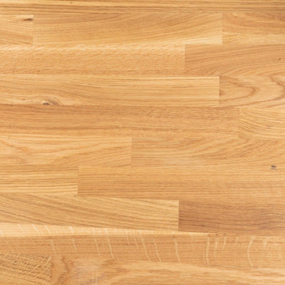Solid Wood Oak Office Desk Top - 800mm x 500mm x 40mm - Premium ...