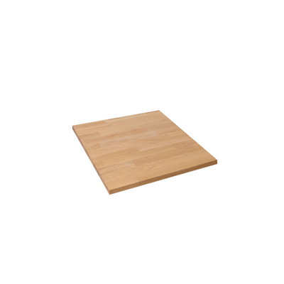 Solid Wood Oak Table Top 600m x 600mm x 27mm Top Grade European Wooden ...
