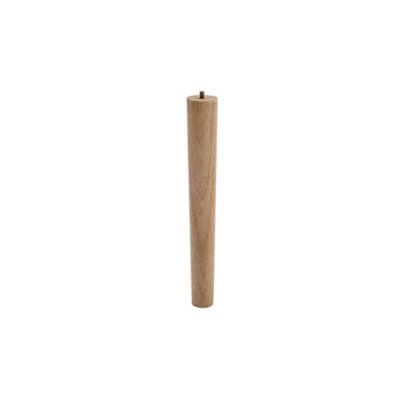 Solid Wooden Furniture Legs Natural Color Round Table Legs 4 Pcs H330mm
