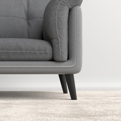 Solid Wooden Tilt 10 DegreesFurniture Legs Black Round Table Legs,4 Pcs ...