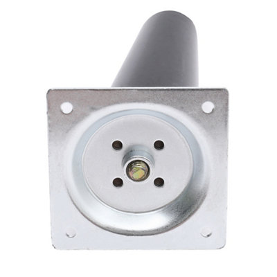 Solid Wooden Tilt 10 DegreesFurniture Legs Black Round Table Legs,4 Pcs ...