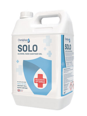 Solo 70% Hand Sanitiser Gel 5 Litres