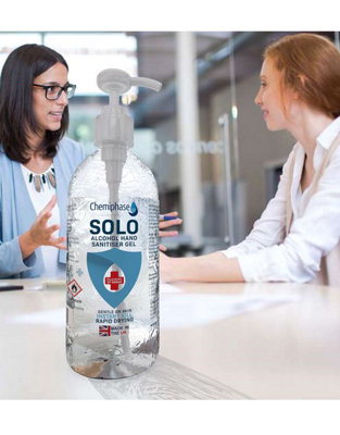 Solo - Hand Sanitiser Gel 9 x 500ml with pump