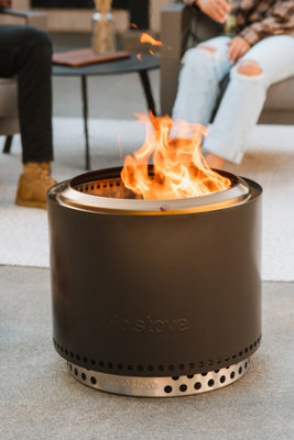 Solo Stove Bonfire 2.0 Wood Burning Stainless Steel Fire Pit, Stand ...