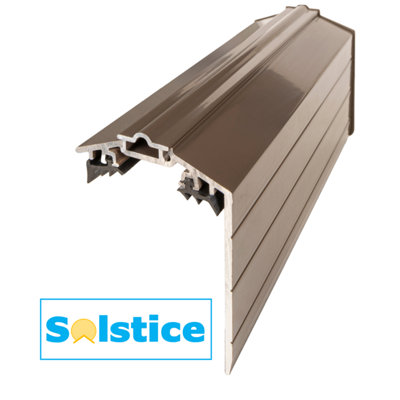Solstice Capex 50mm Gable End Finishing Profile and Rafter Gasket 3m Brown