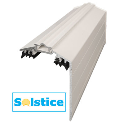 Solstice Capex 50mm Gable End Finishing Profile and Rafter Gasket 3m White