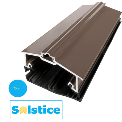 Solstice Capex 70mm Concealed Fix Hip Bar and Rafter Gasket 3m Brown