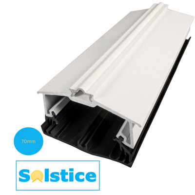 Solstice Capex 70mm Concealed Fix Hip Bar and Rafter Gasket 3m White